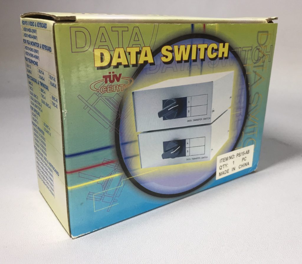 TUV-CERT Data Switch Box - Model: PS/15-AB - Open Box - OregonRecycles.com