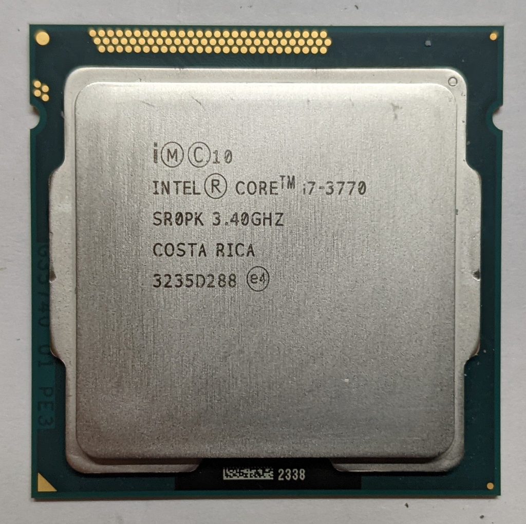 Intel Core i7-3770 SR0PK 3.40Ghz Socket LGA1155 Desktop CPU Processor ...