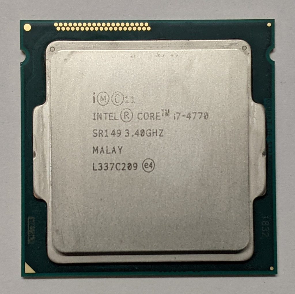 Intel Core i7-4770 3.40GHz Socket LGA1150 Desktop CPU SR149 ...