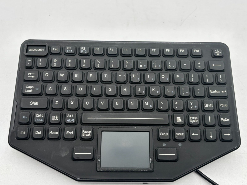 iKey SL-86-911-TP-USB-P Rugged Keyboard w/ Touchpad - VESA & AMPS Mount - OregonRecycles.com