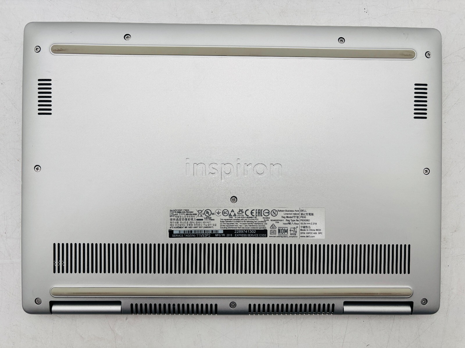 Dell Inspiron 7380 - i5 8265U 8GB 256GB SSD Windows 11 Pro - No Battery ...