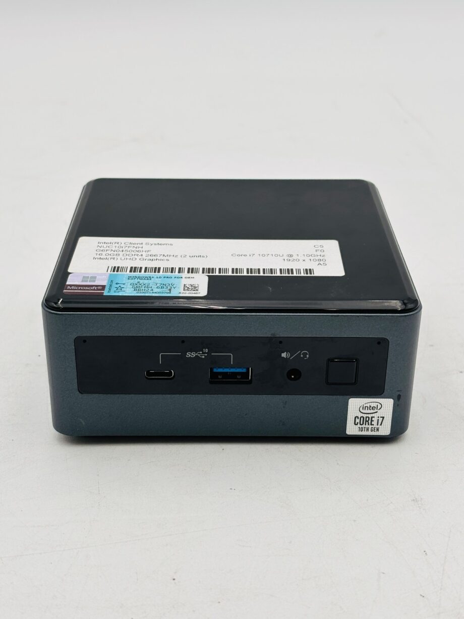 Intel NUC10i7FNH Mini PC – i7 10th Gen | 16GB RAM | 256GB SSD | Windows ...