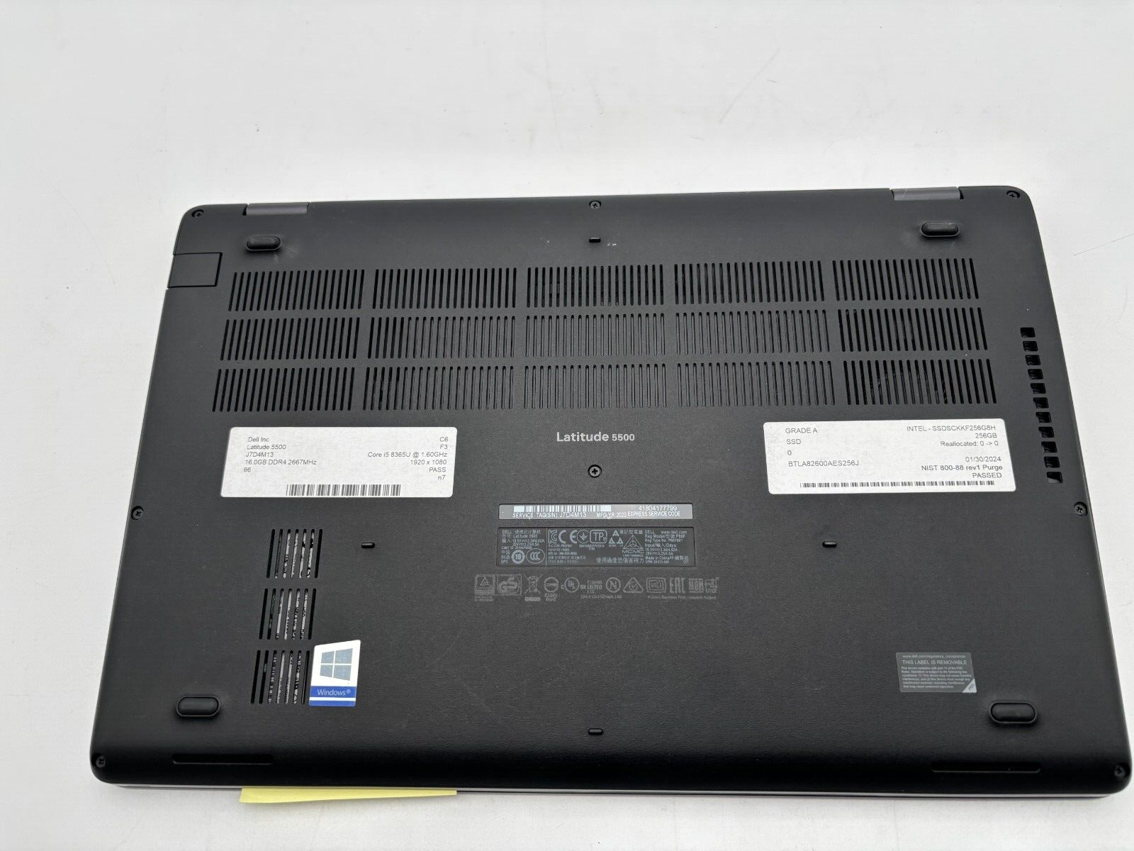 Dell Latitude 5500 - i5-8365U - 256GB SSD - Dead TPM CHIP (FOR PARTS ...