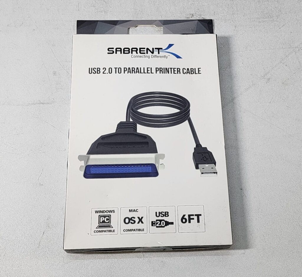 Sabernt USB to Parallel IEEE 1284 Printer Cable Adapter ...