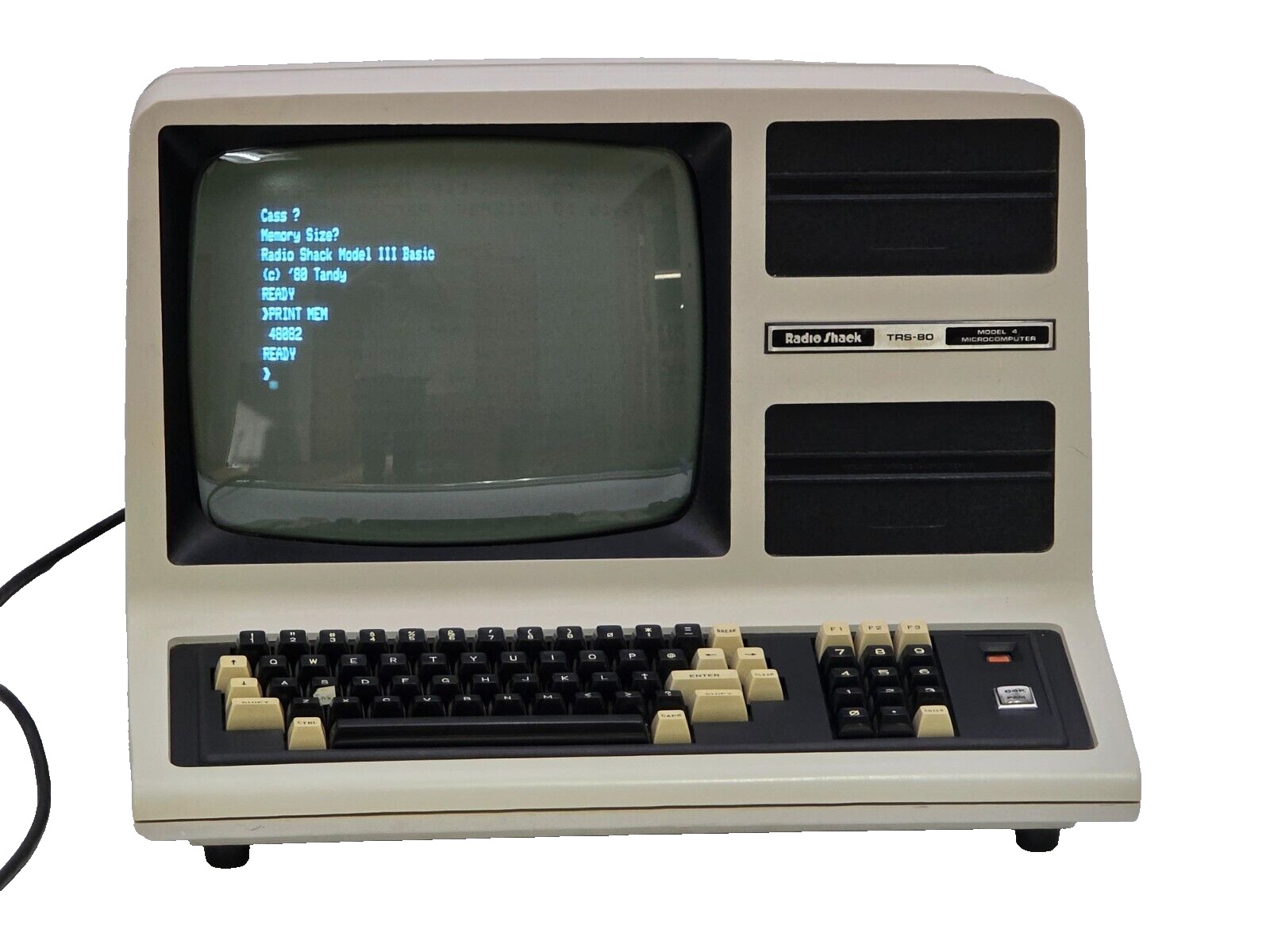 RADIO SHACK TRS-80 Model 4 Microcomputer - OregonRecycles.com