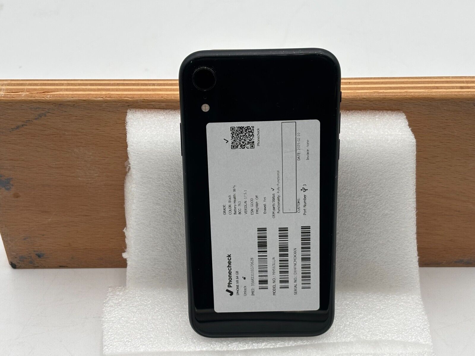 Apple iPhone XR - 64 GB - Black (Unlocked) 86%BH - OregonRecycles.com