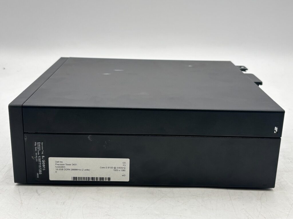 Dell Precision Tower 3431 i3-9100 16GB RAM 128GB SSD Windows 11 Pro ...