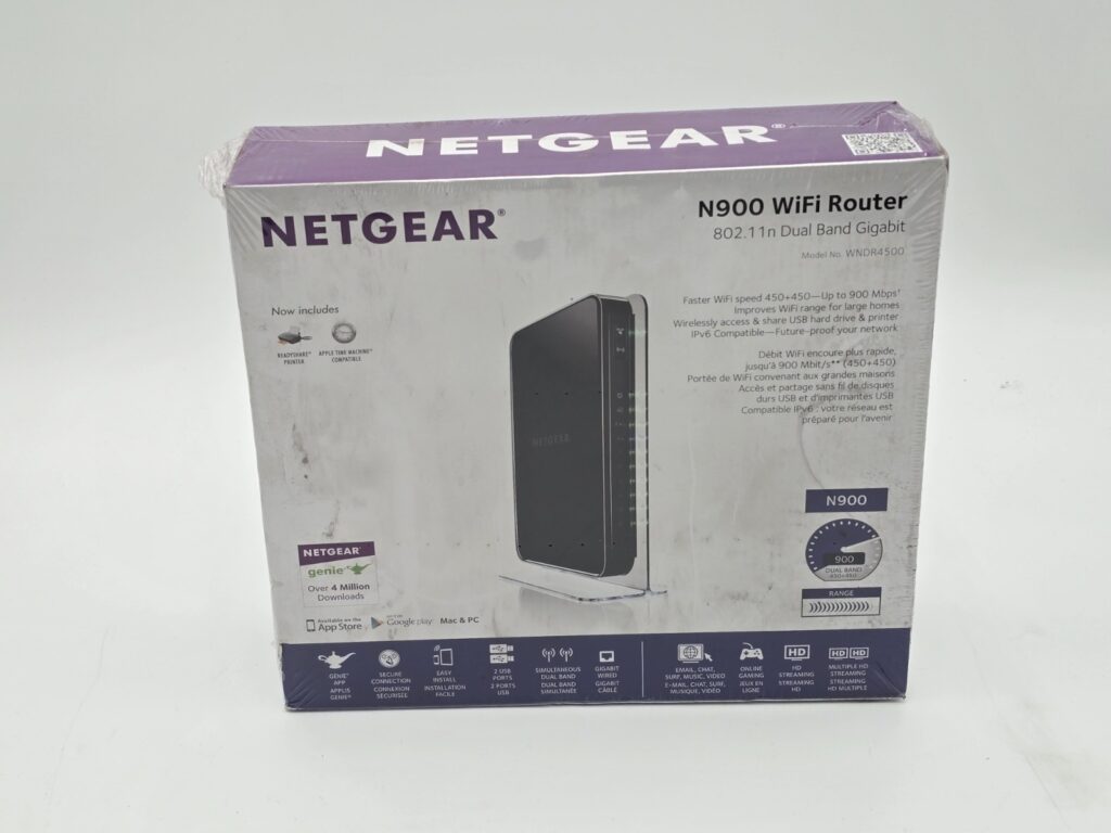 Netgear N900 Dual Band Gigabit WiFi Router WNDR4500 – Factory Sealed ...