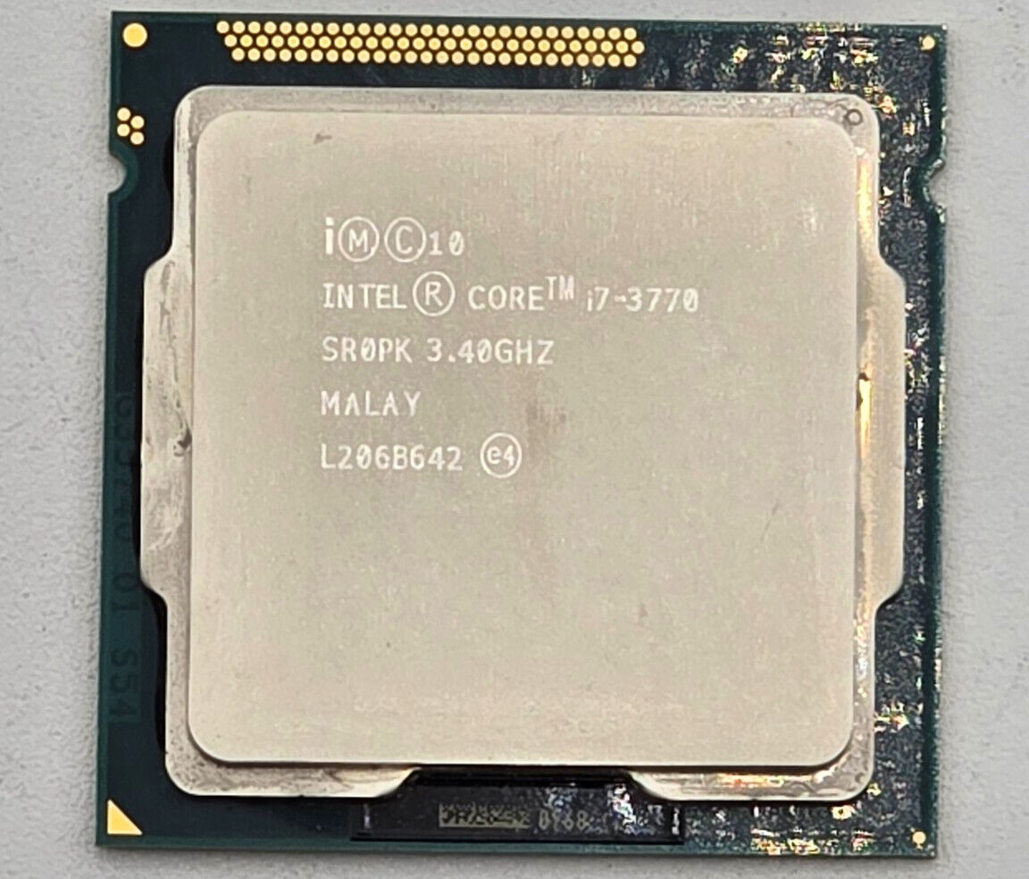 Intel 3rd Gen Core i7-3770 SR0PK 3.40GHz (Turbo 3.90GHz) 4-Core 8M LGA-1155 CPU – OregonRecycles.com