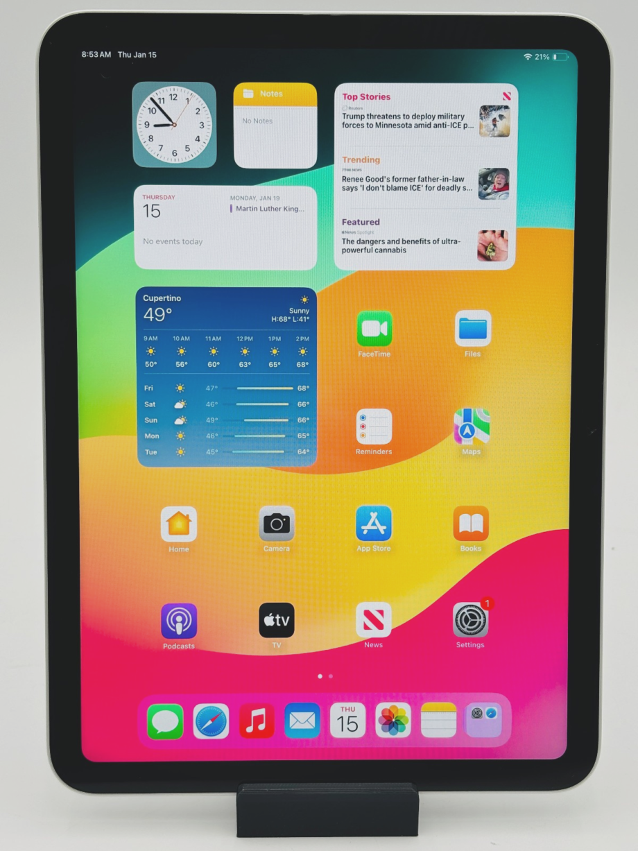 Apple iPad 10.9" 10th Gen - Wi-Fi Only , 64GB Silver - Display DMG ...